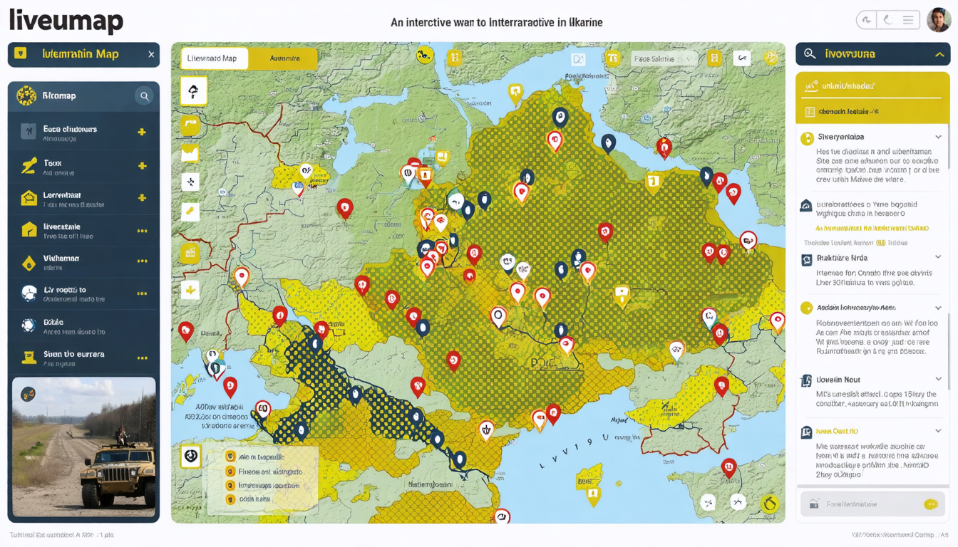 Liveuamap : une carte interactive pour comprendre la guerre en Ukraine